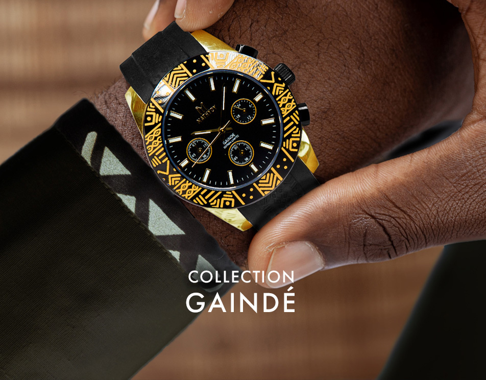 Montre homme - Montre au design africain - Montre africaine