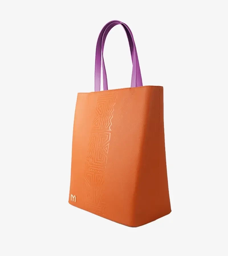 TOTE GADDU ORANGE - Mathydy Montres & Accessoires